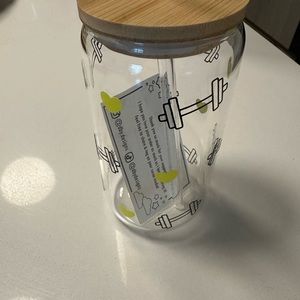 Dining | Gym Lovers Barbell Beer Can Glass | Poshmark